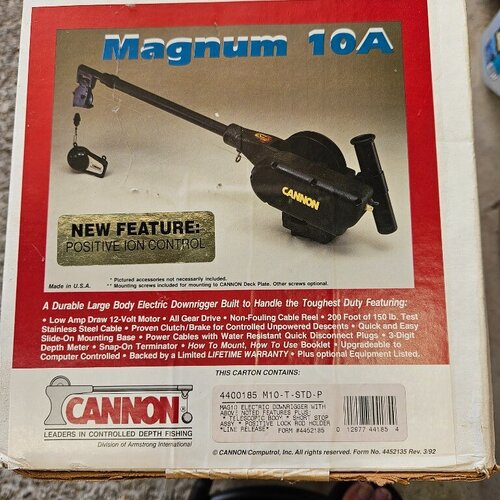 CANNON MAG 10 ELECT. DOWNRIGGERS - Classifieds - Buy, Sell, Trade or ...